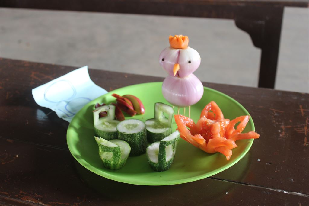 Vegetable Carving For Competition