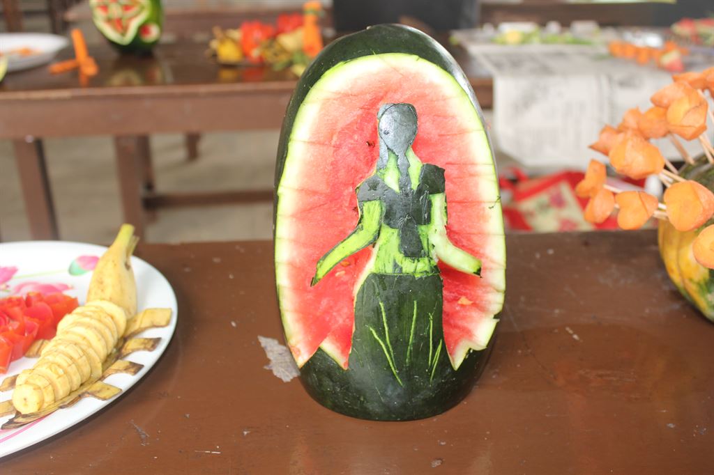 Vegetable Carving For Competition